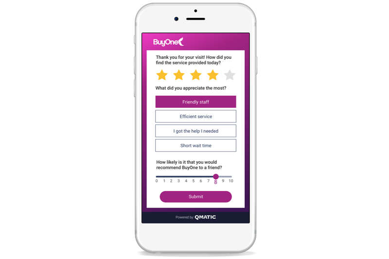 Customer Feedback System — Qmatic
