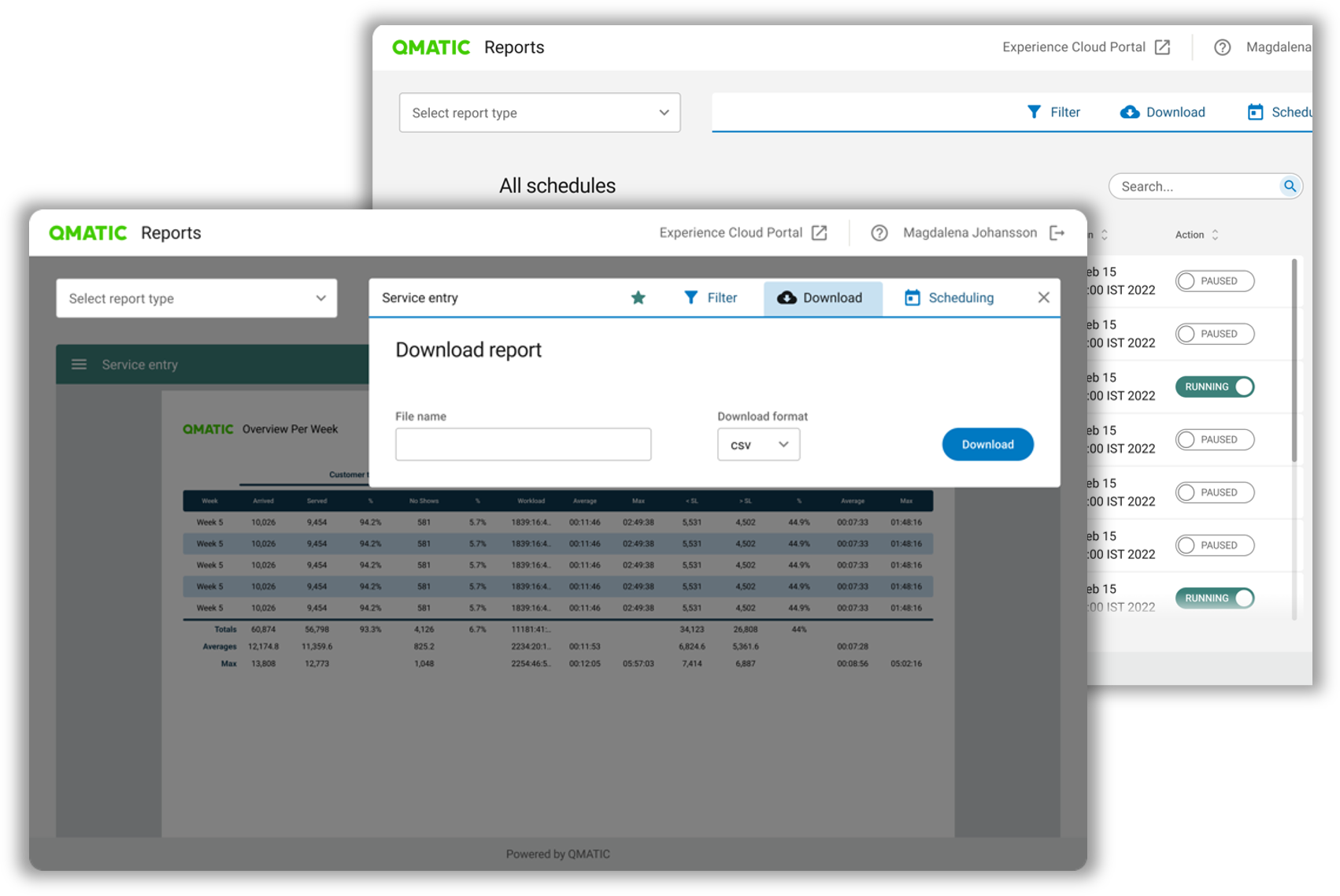 Business Intelligence Tools — Qmatic